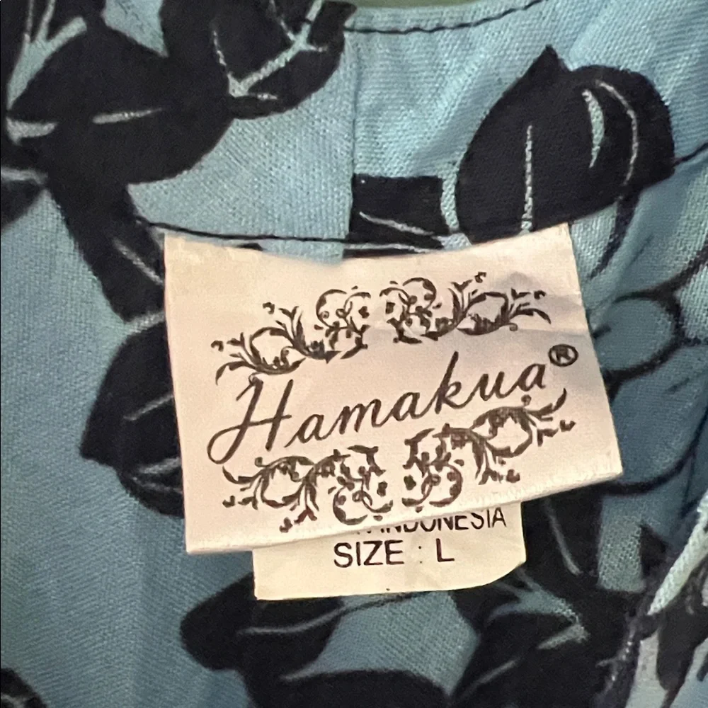 Hamakua | Dresses | Aloha Wear Hawaiian Hawaii Blue Floral Sleeveless ...